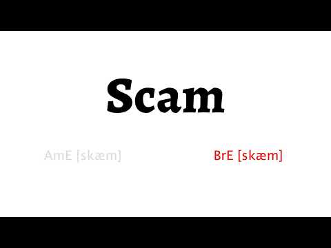 How to Pronounce scam in American English and British English