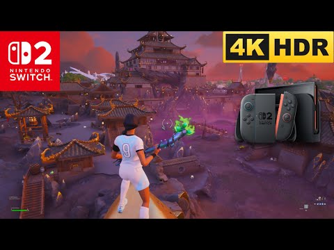 Nintendo Switch 2 Fortnite Gameplay (4K 60FPS)