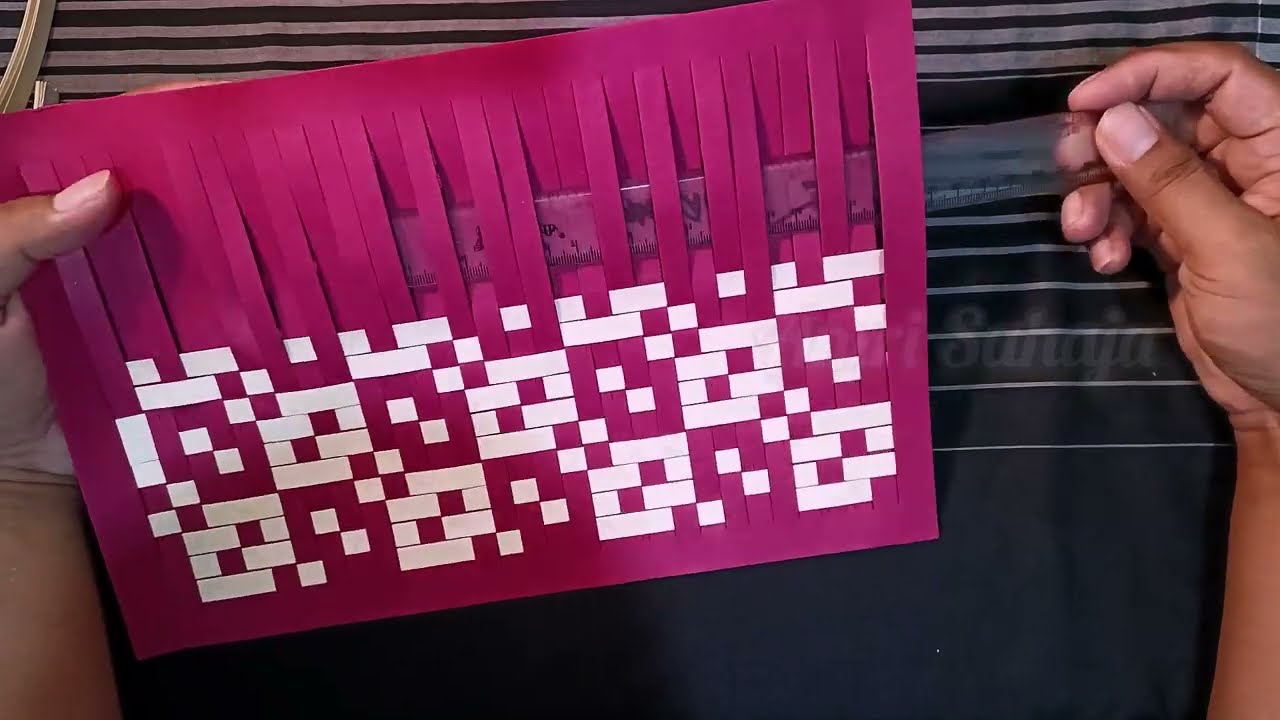 Anyaman Motif Geblek renteng || Eps. 19 Tutorial Anyaman Kertas