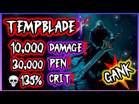ESO ⚔️10,000 WD BRUTAL⚔️ Tempblade Gank PvP Build Update 46 (2025)