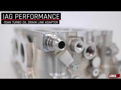 IAG Performance -10AN Turbo Oil Drain Line AdapterFor EJ20 and EJ25