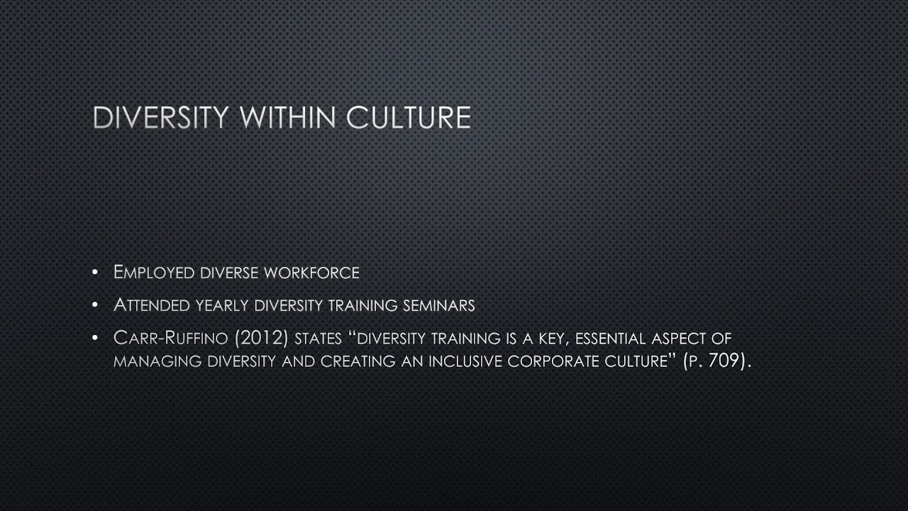 LSAL 4143 - Diversity Audit PowerPoint Presentation.