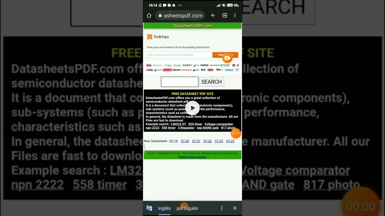 Esquema Eletrônico ....🤷 Substitua Por datasheet Das peças em PDf👈▶️🕵️