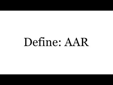 Define: AAR