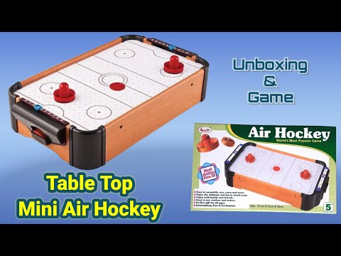 Table Top Mini Air Hockey - Unboxing & Game | Indoor Fun Game For All | Super Sanu Show