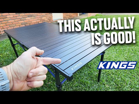 A look at ADVENTURE KINGS Aluminium Roll-Up Camp Table