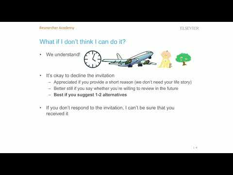 3.3 How to peer review a review article (Peer Reviewer Course 1/12) [Elsevier]