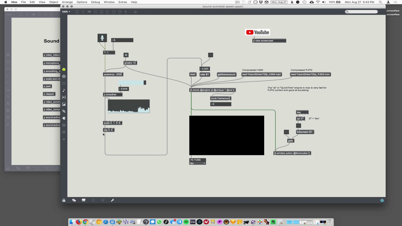 Max/MSP - Sound-Activated-Speed-Upper
