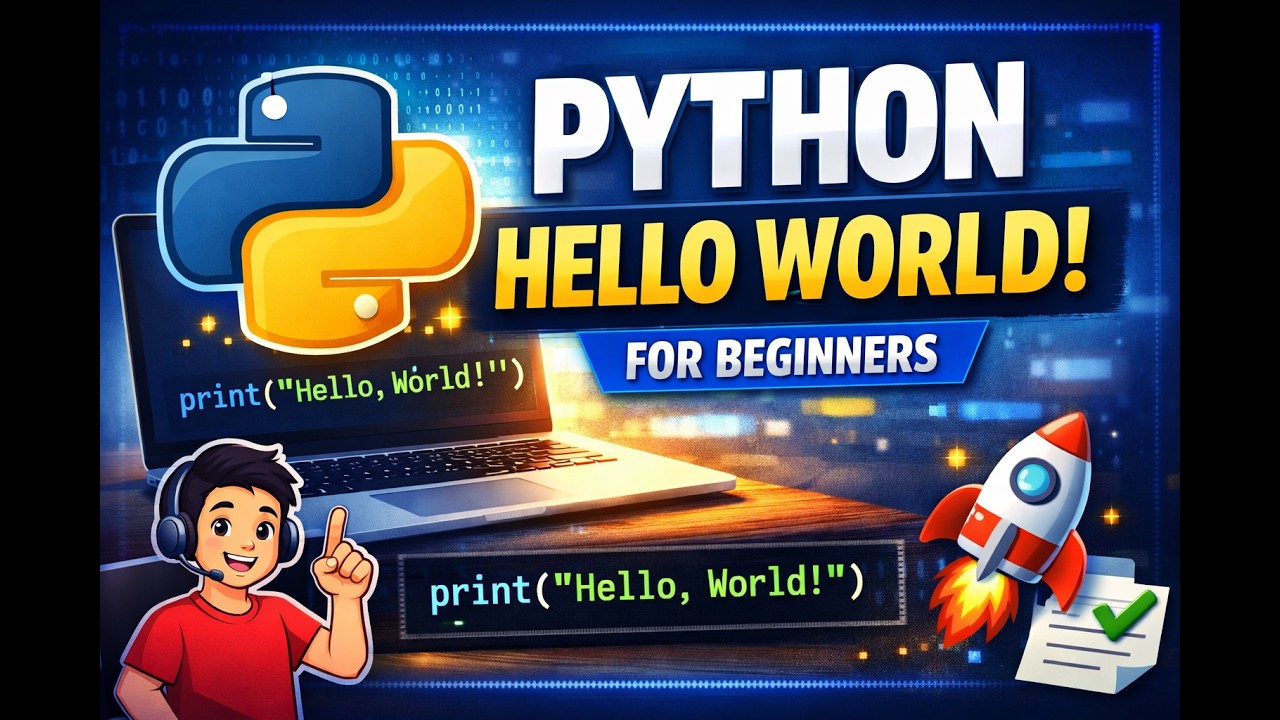 Python for Beginners: Write Your First Program (Hello World)