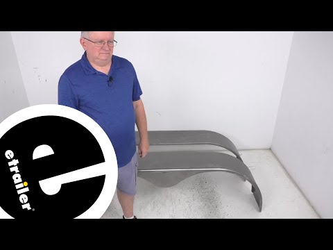 etrailer | Tandem Axle Teardrop Trailer Fenders for Enclosed Trailers Spec Review