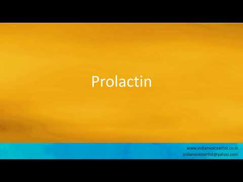 Pronunciation of the word(s) "Prolactin".