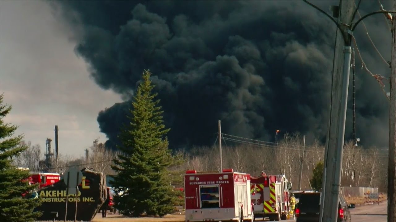 Evacuation Order Continues After Oil Refinery Explosion
