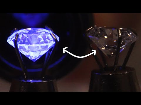 5 Things To Know About Diamond FLUORESCENCE in UV Light! Comparison of None vs Faint & Strong Blue