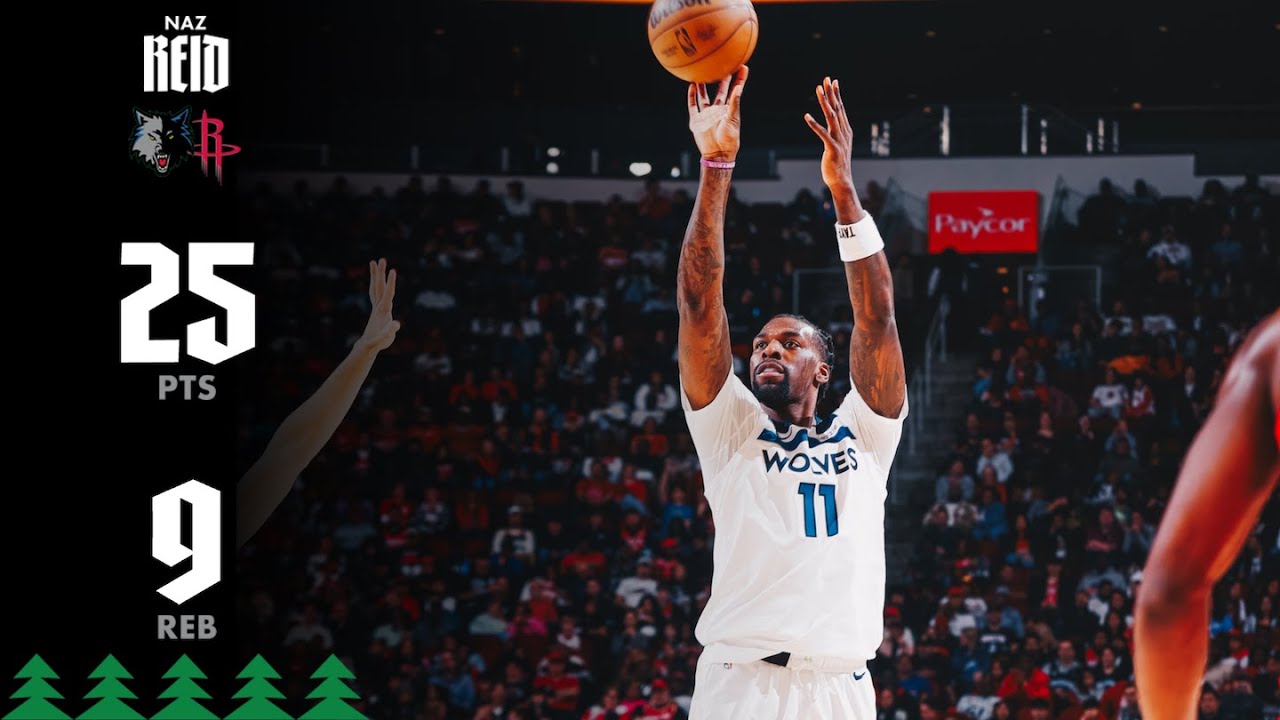 Naz Reid With 25 Points Against Houston Rockets  01.16.26