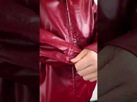 Effortlessly Stylish: Women's Faux Leather Jacket Review - Perfect for Fall and Winter