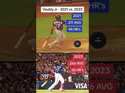 What Differences Do You See? (Vladdy Jr - 2021 vs. 2023)