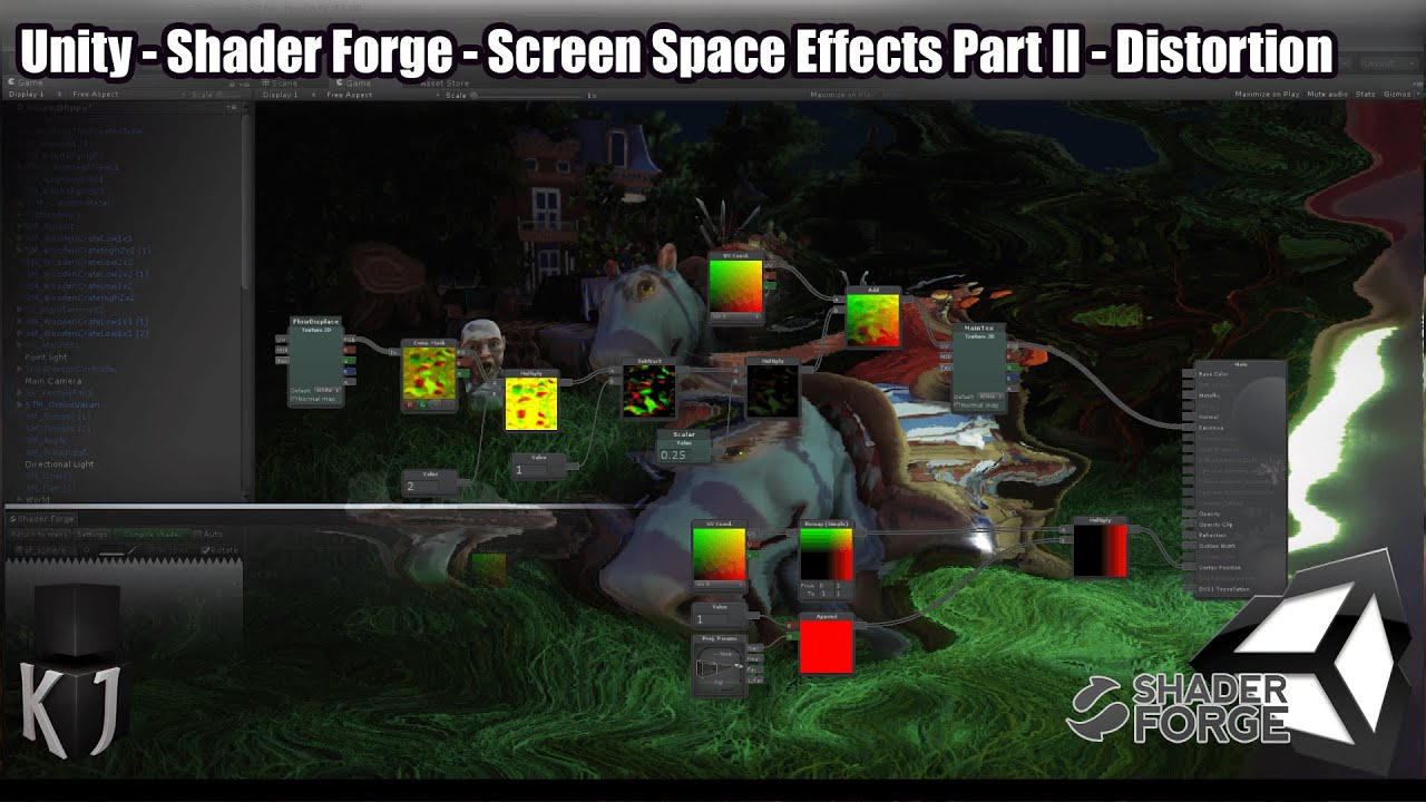 Unity - Shader Forge - Screen Space Effects Part II - Distortion