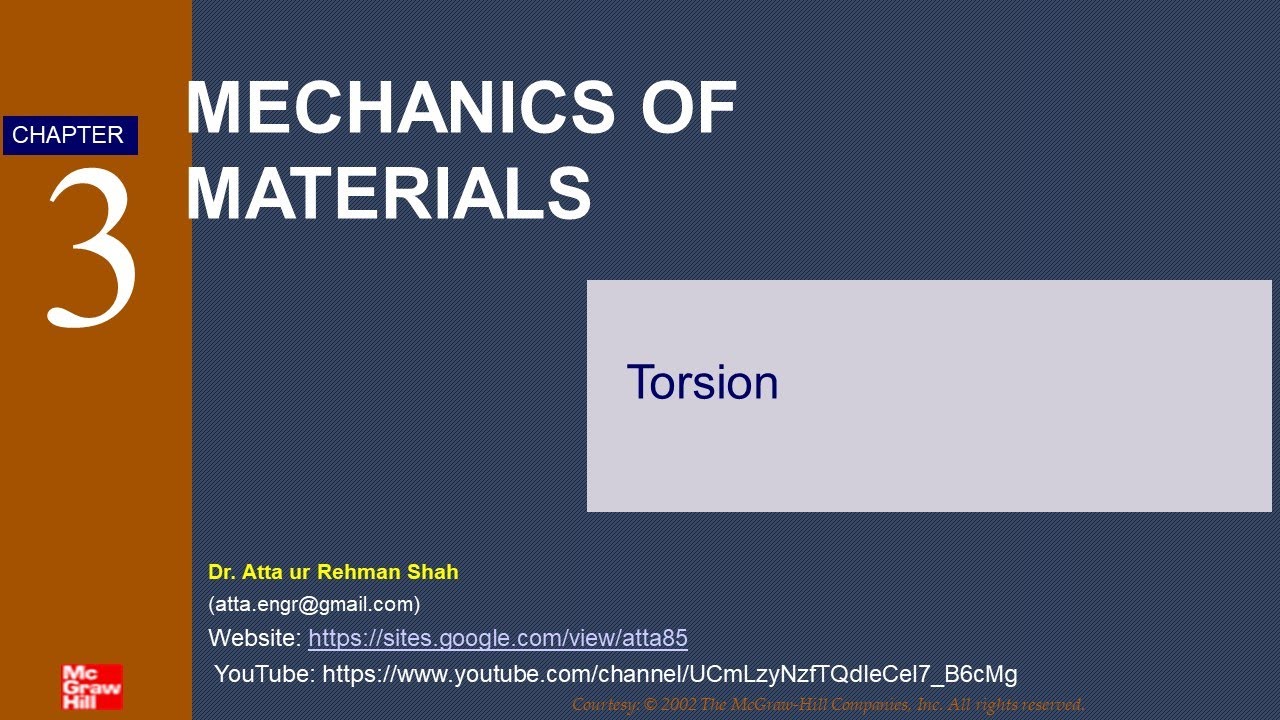 Understanding Torsion in Mechanics of Materials: Key Concepts and ...