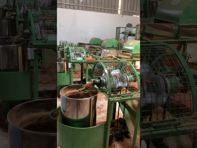 Coir Yarn Spinning Machines - Double Head Double Combing Autofeed ...