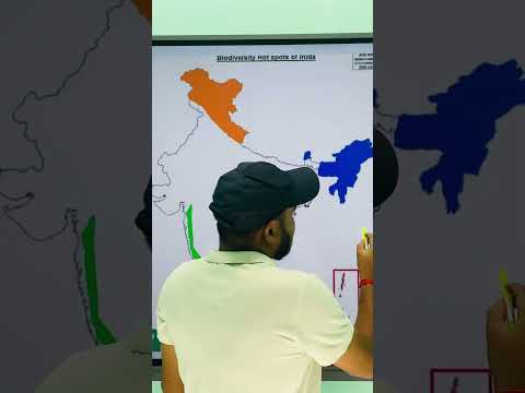 Biodiversity Hotspot In India #youtubeshorts #shorts #indiangeography #trending #ribhukushwaha