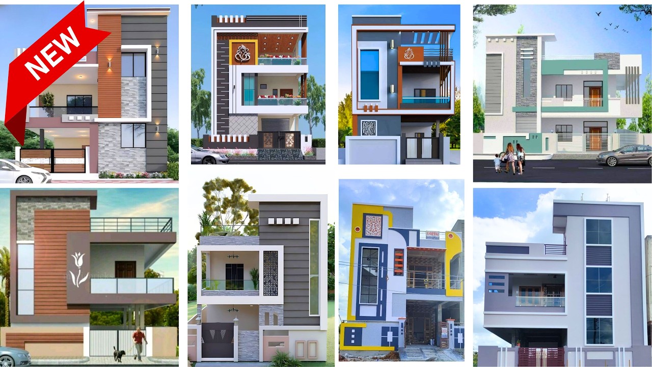 Top 40 Double Floor House Front Elevation Designs | 2 Storey  Elevation Designs | G+1 House Designs
