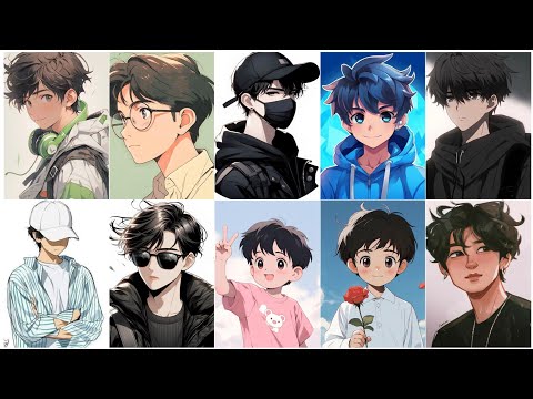 Cute Cartoon Dpz For Boys | Cartoon Boy Dp photos | Handsome Boys Dp/images/pictures | Cute Boy Dpz
