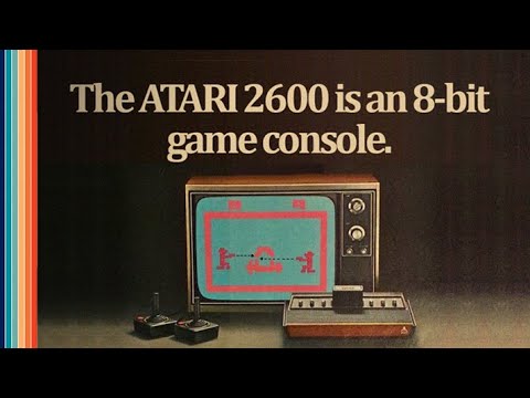 The ATARI 2600 is an 8-bit game console.