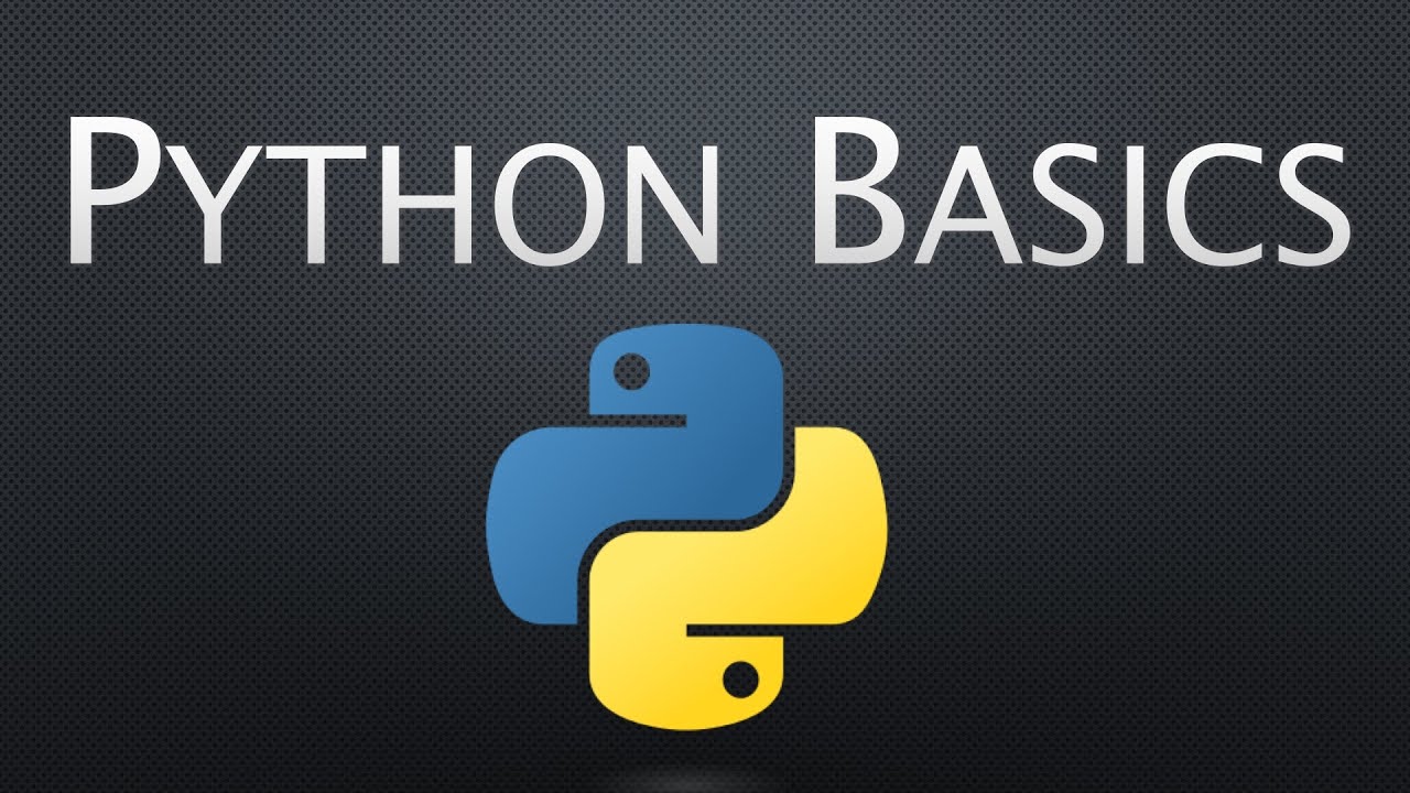 Python Basics with Jupyter Notebook