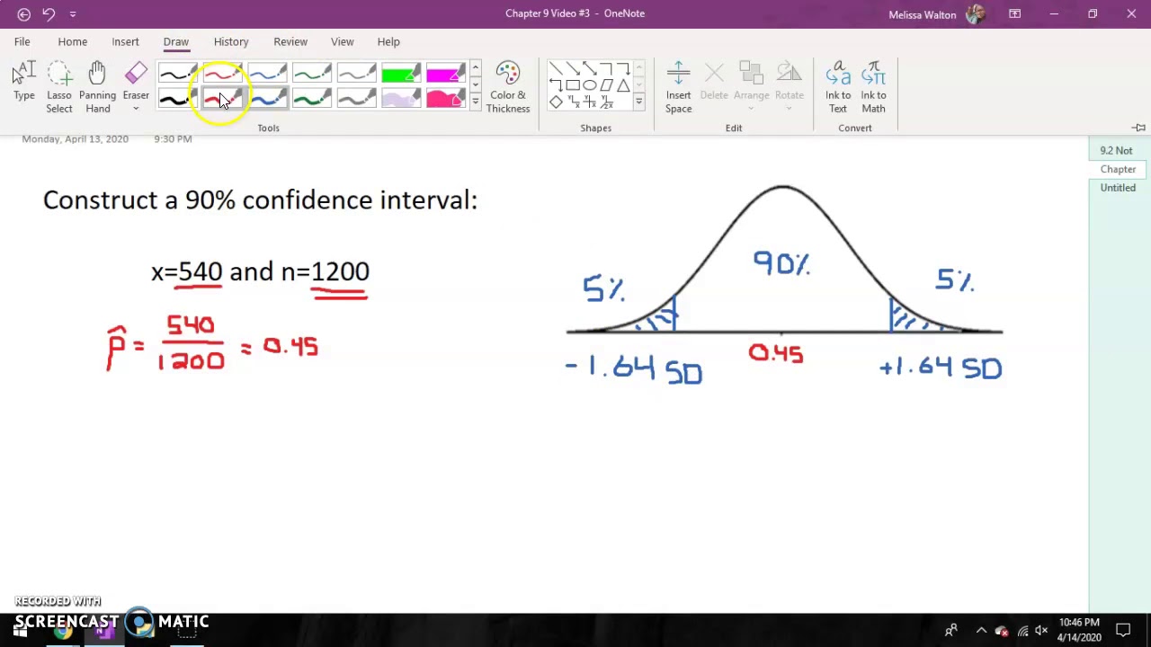 Chapter 9 Video #3 (MATH 111)
