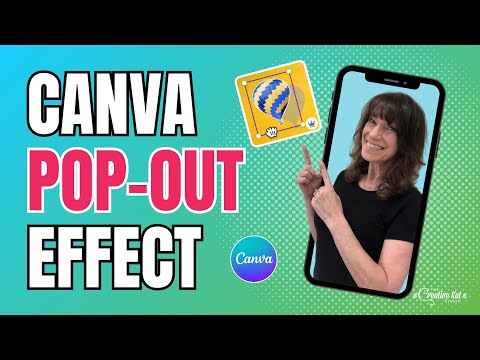 Creating Pop Out Effects - New Canva Trick!