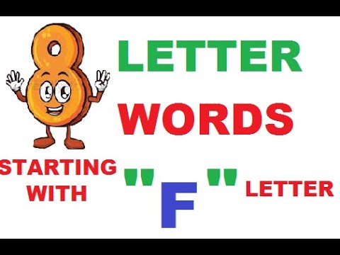 8 Letter Words || starts with F letter