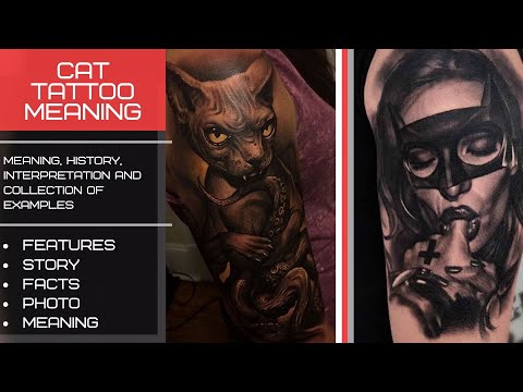 Cat tattoo meaning - facts and photos