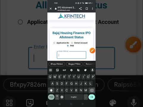 bajaj housing finance allotment how check । how to check bajaj housing finance allotment