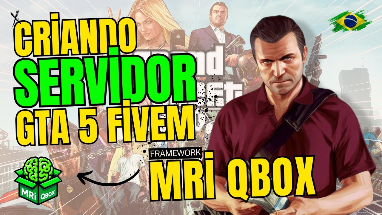 COMO CRIAR UM SERVIDOR DE RP PARA FIVEM #1 [BASE MRI_QBOX GRÁTIS]
