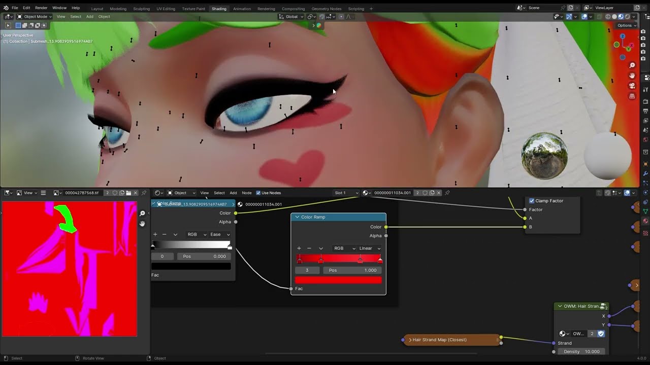 Overwatch Gradient Hair Shader explained