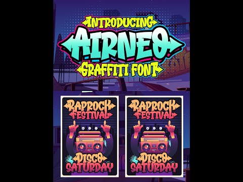 Airneo Graffiti Font
