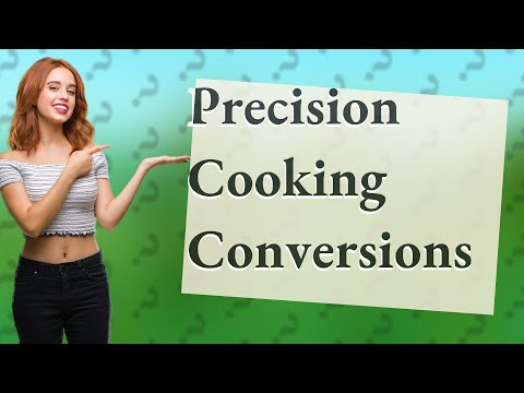 How do you convert grams to cooking?