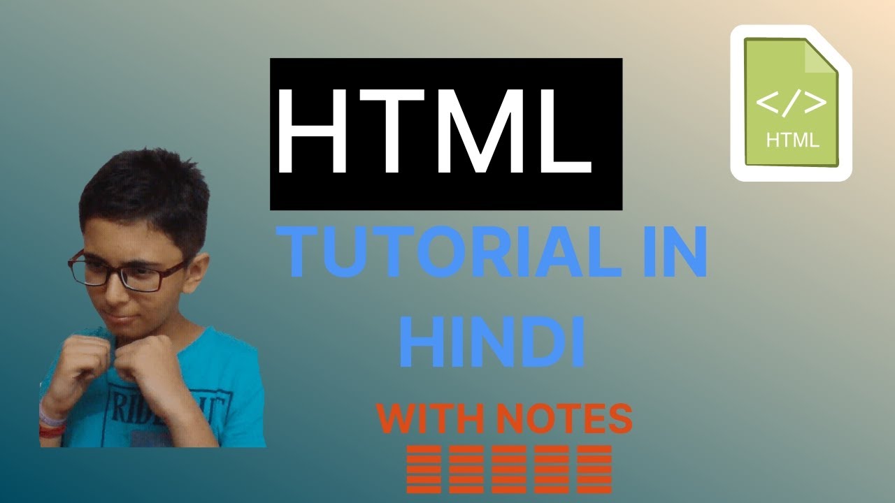 HTML Tutorial In Hindi With Notes | part :- 01 | HTML Intro | Basic Structure Of A HTML Document |