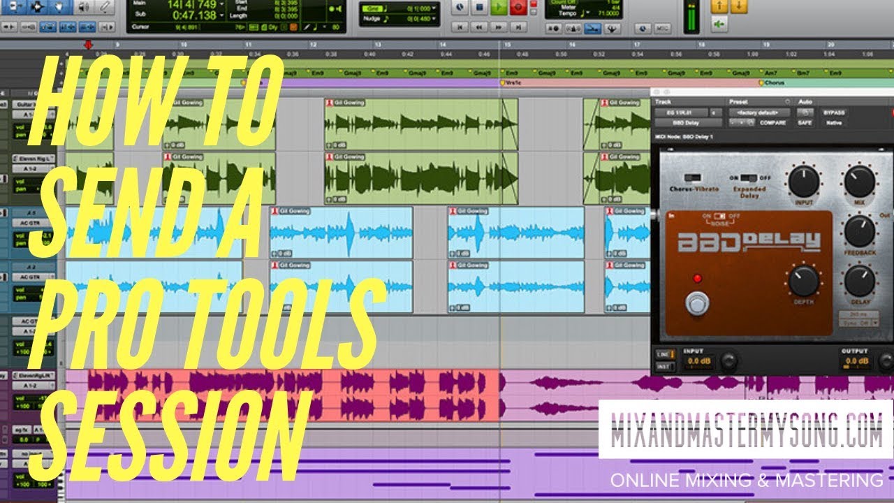 How to Send a Pro Tools Session for Mixing - MIXANDMASTERMYSONG.COM