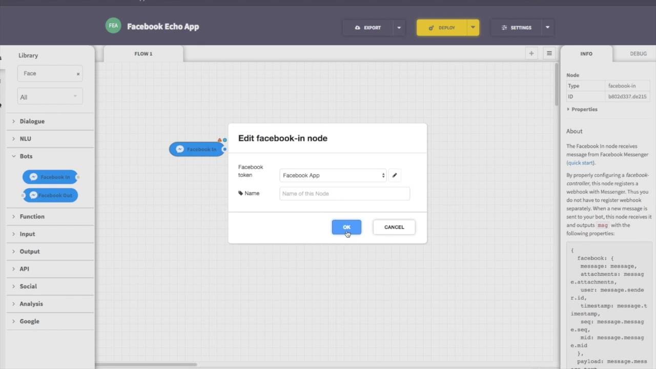 Facebook Echo Bot Tutorial