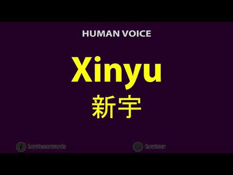 How To Pronounce Xinyu 新宇