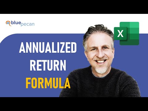 Annualized Rate of Return Formula in Excel