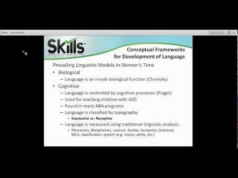 Establishing Language in Beginning Speakers