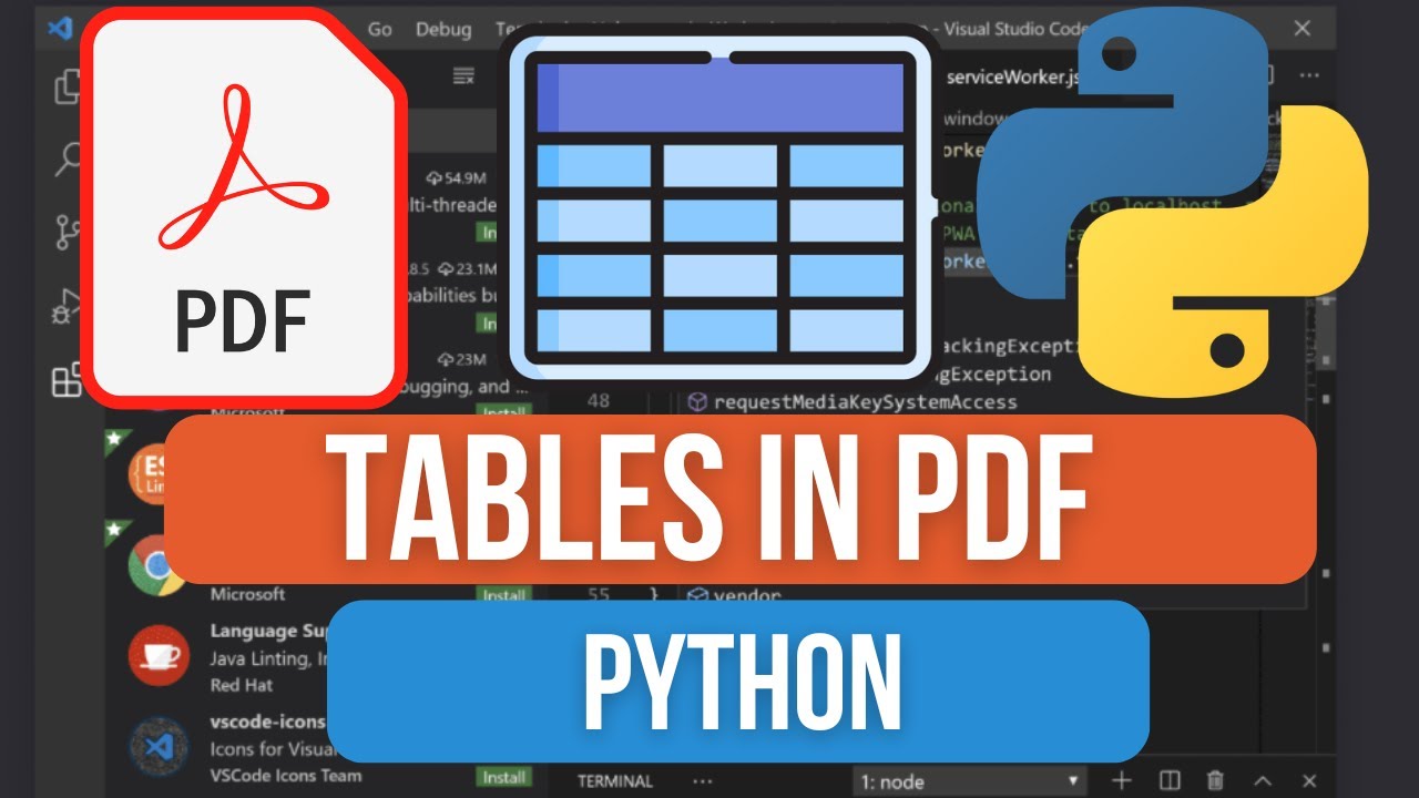 How to Create Tables in PDF using Python | Step-by-Step Guide to Building PDF Tables