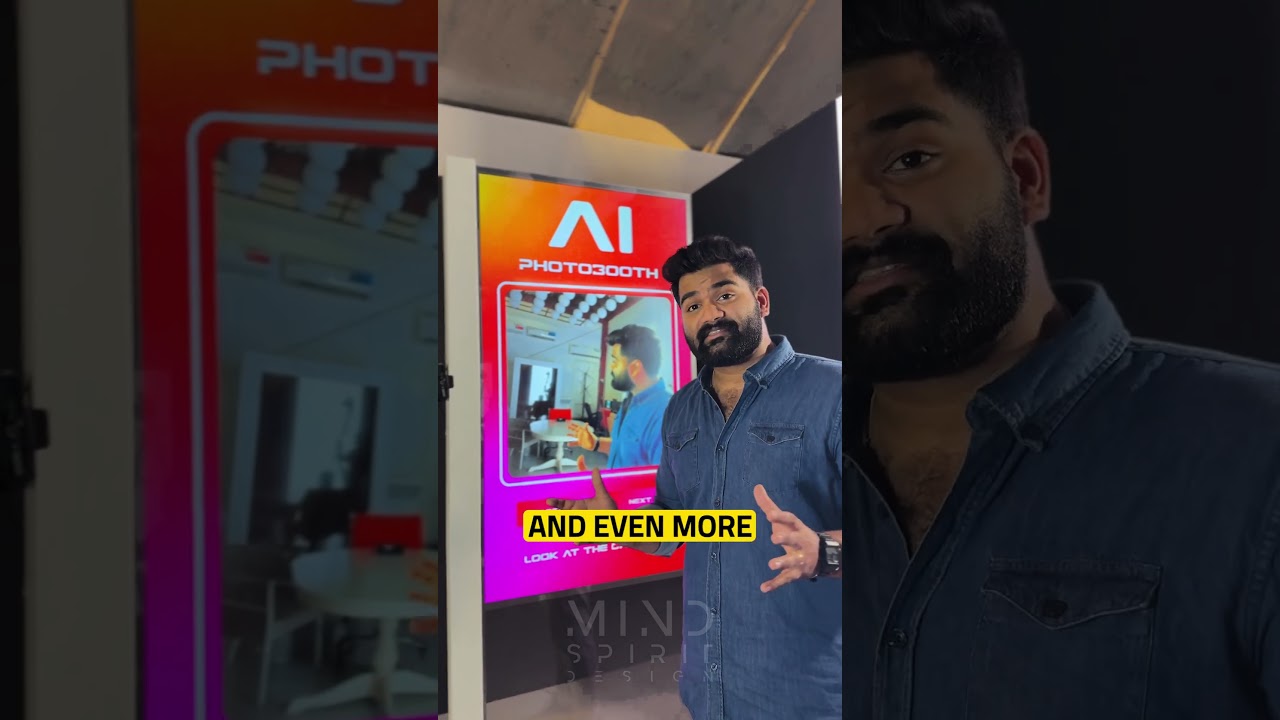 Generative Ai Photobooth | Experience a Real Time Ai Photo booth | Interactive Screens in Dubai #ai