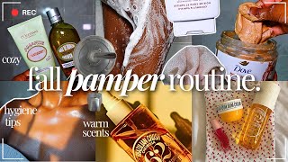 *FALL* SHOWER ROUTINE FOR GLOWY SKIN ????????| SELF CARE, FEMININE HYGIENE & SKIN CARE (Warm & Spicy)
