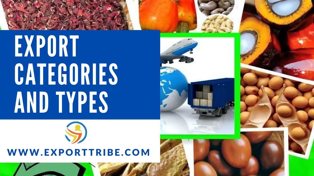 Export Categories and Types