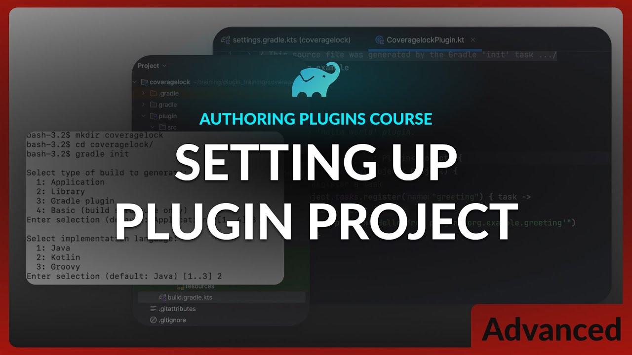 How to Setup a Gradle Project for Developing a New Plugin (4/14)