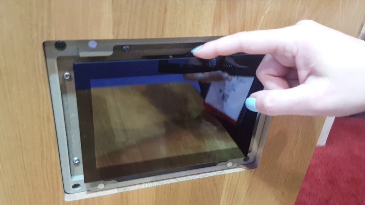 Wall-Smart solid surface wall mount for Control4 T3 7