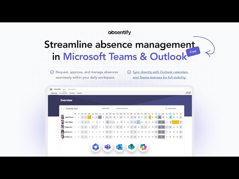 Microsoft Teams leave and vacation tracker
